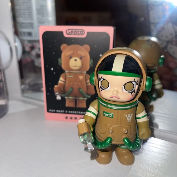 POP MART | Toys | Space Molly Ted 2 Figurine | Poshmark